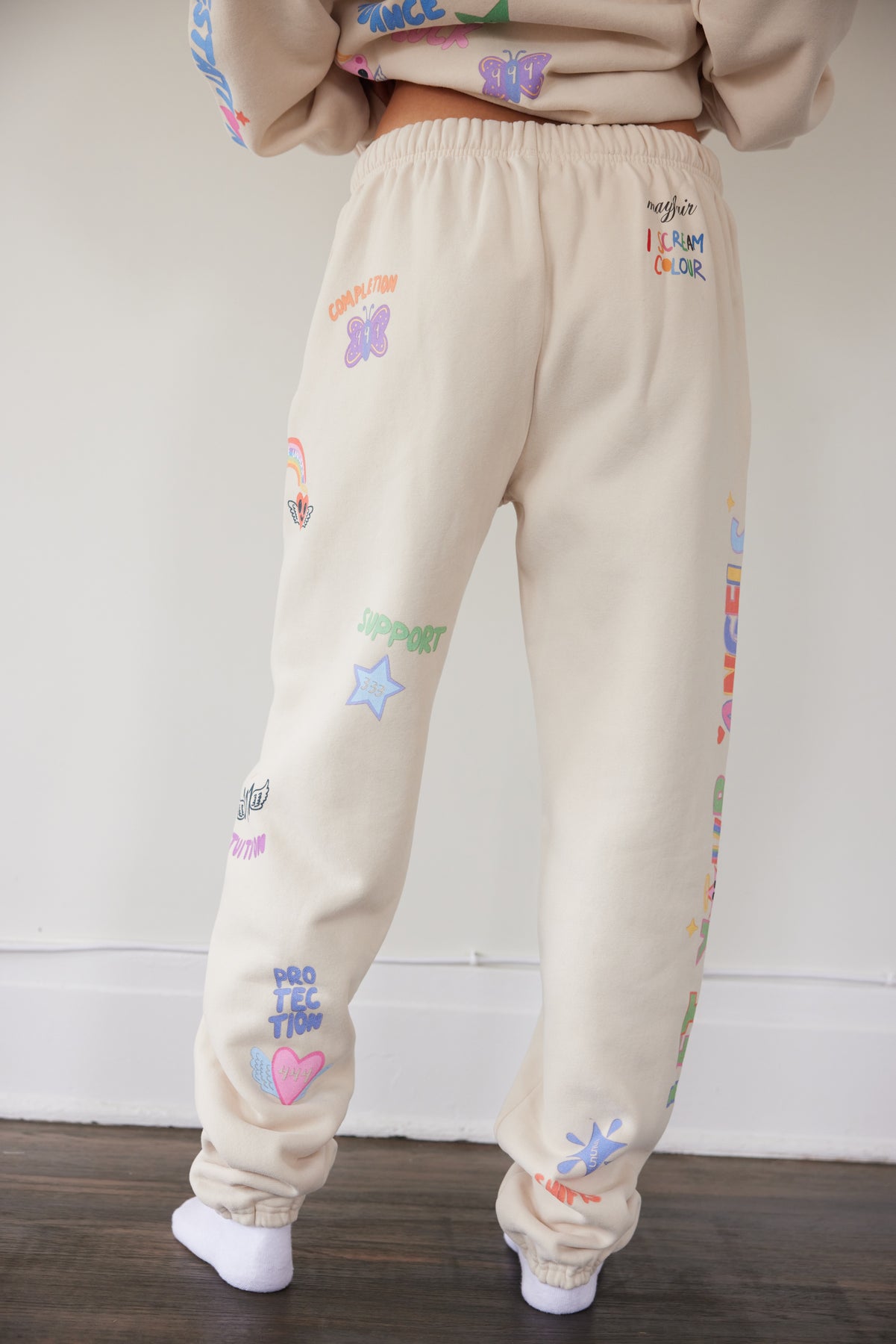 Mayfair x @iscreamcolour Angel Numbers Cloud Sweatpants – The Mayfair ...