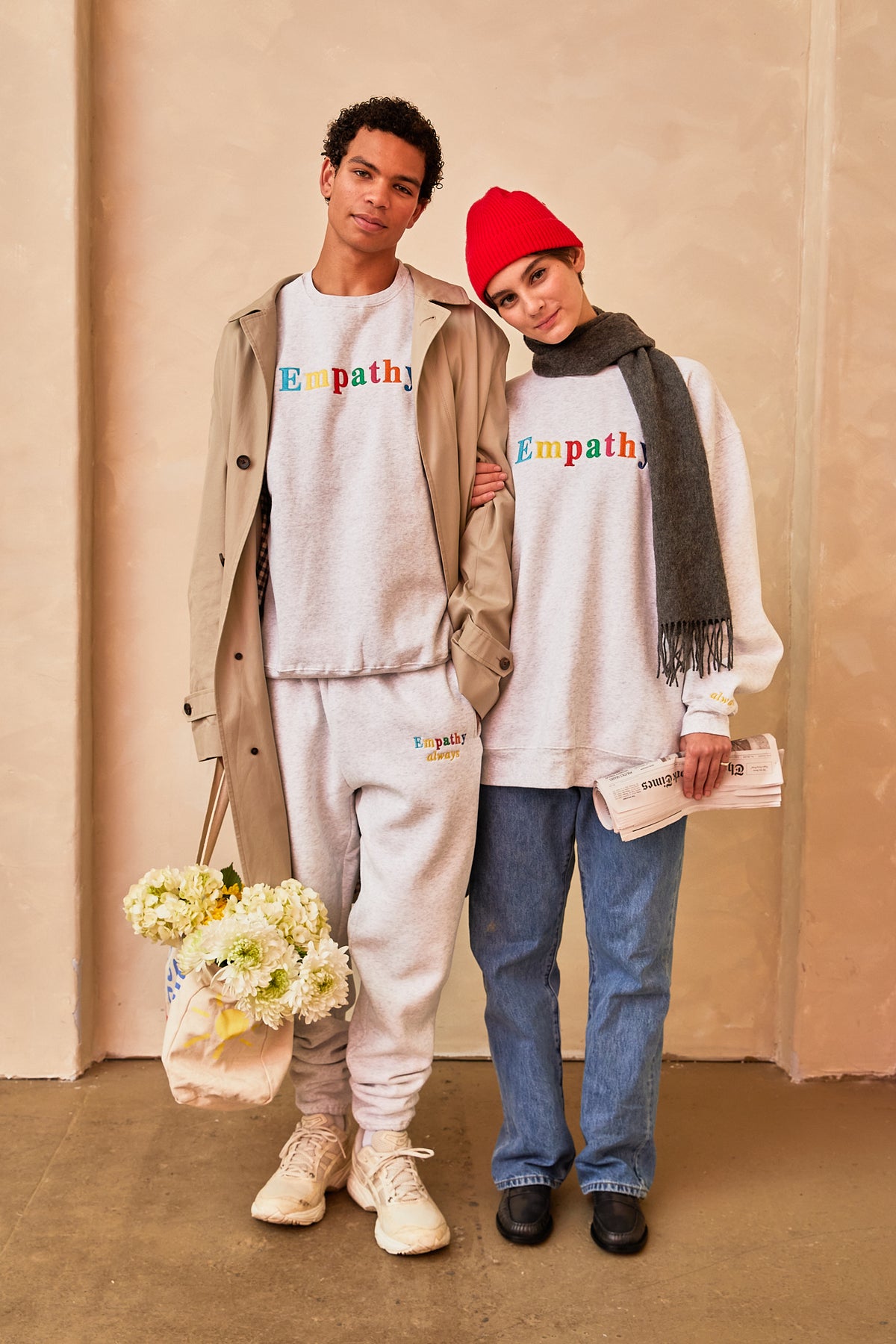 Empathy Always Grey Crewneck – The Mayfair Group LLC